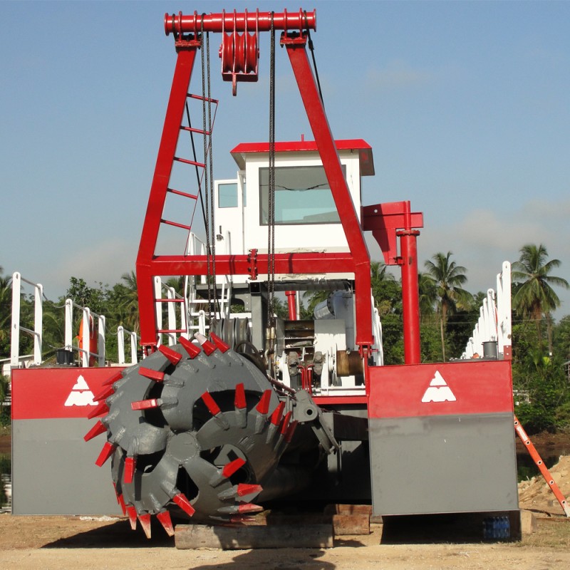JMD350 River small dredger machine working detail