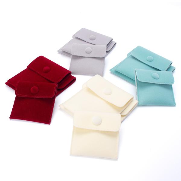 Quality OEM/ODM Acceptable Microfibre Jewelry Pouches Custom Logo Earring Bags for Arrivals for sale