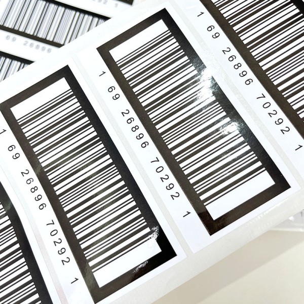 Quality Custom Print Matte Silver Heat Resistant Barcode Labels Adhesive Multilayer for sale
