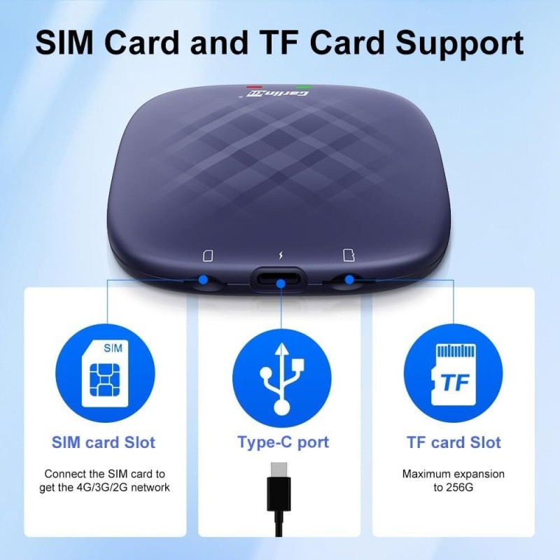 Quality 4GB 64G 8 Core Android 13 Carplay Android Auto Ai Box Wireless Adapter Carlinkit for sale