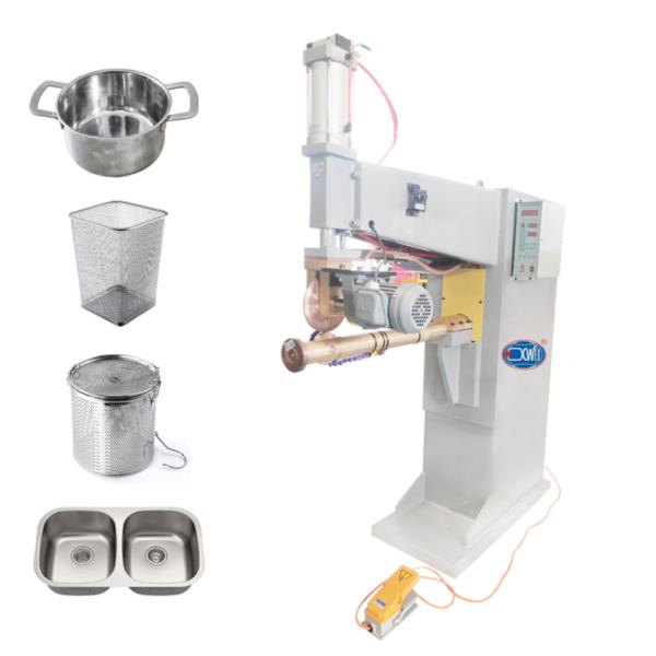 Quality Linear Longitudinal Circular Air Duct Stitch Welder Machine for Straight Seam for sale