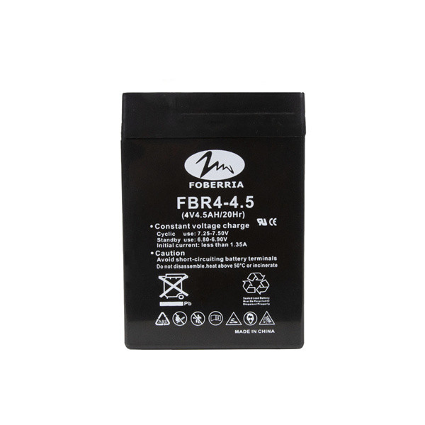 Quality 0.5kg UPS Small Sealed Lead Acid Battery 4V 4.5ah 108mm Low Self Discharge for sale