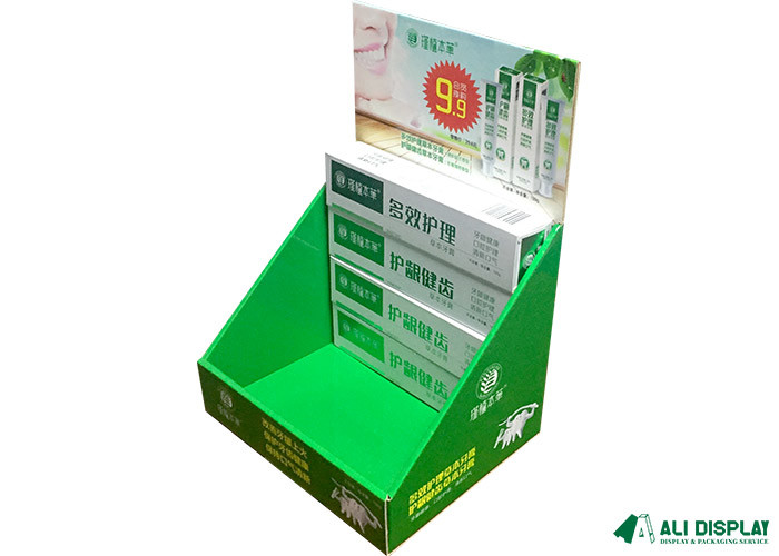 Quality Divider PDQ Display Box Makeup 350mm Cardboard Countertop Displays for sale