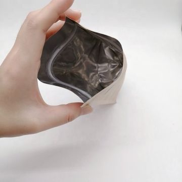 Quality Kraft Biodegradable Stand Up Pouches Paper Bag With Clear Window for sale