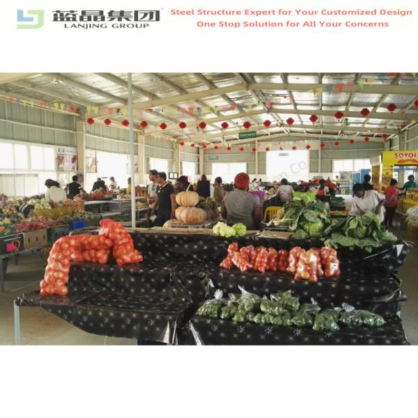 Quality Prefabricated Materials Steel Structure Stadium Sport Exhibition Hall Workshop Warehouse Mall Storage for sale