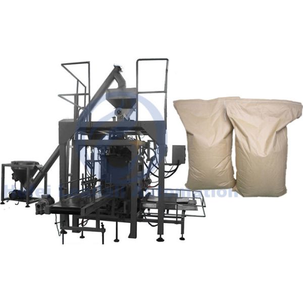 Quality 10kg To 25kg Powder Packing Machine For Chloro Sulfonic Acid / Sodium Sulphate / Sodium Bisulfite for sale
