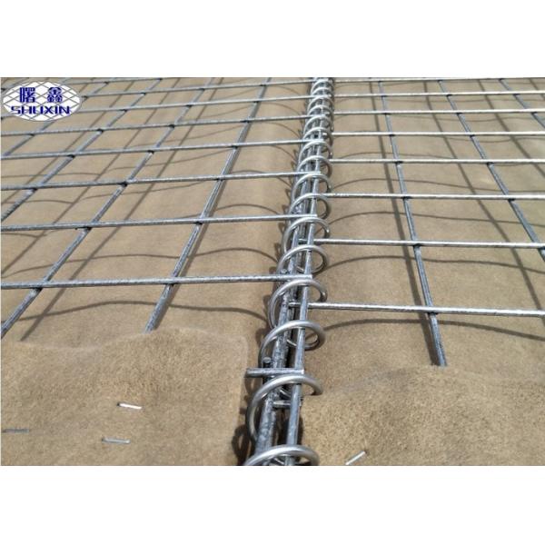 Quality Army Border Perimeter Defensive Barrier , Gabion Wire Mesh Boxes for sale