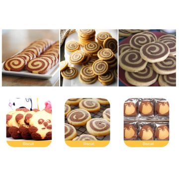 Quality Mosaic Cookie Panda Biscuit Ice Box Cookie Machine PLC Control for sale