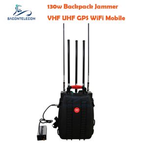 Quality 5 Channels VHF UHF Manpack Jammer with 120m Distance and Built-in Battery for Portable Signal Blocking for sale