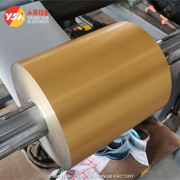 Quality Custom Width Aluminum Foil Roll 10mm 1500mm Food Packaging Moisture Proof Foil for sale