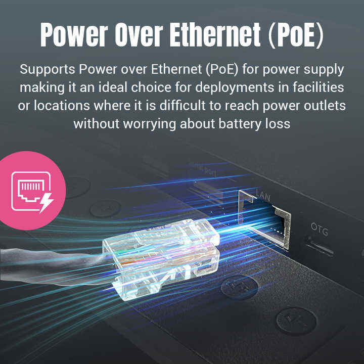 Tablets with POE connectivity