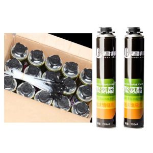 Quality B2 Fire Rated Expanding Foam 750ml Silicone Glue Solvent for sale
