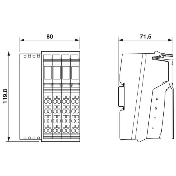 Quality Phoenix Contact Bus Coupler IL MOD BK DI8 DO4-PAC Suitable for Customer for sale