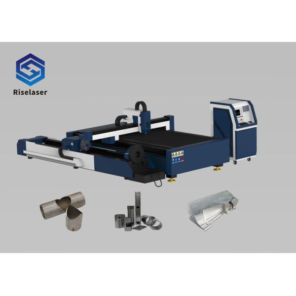 Quality 1500W Metal Tube / Plate Fiber High Speed Laser Cutting Machine for sale