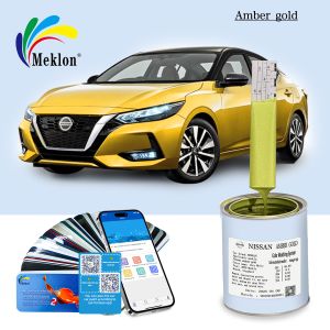 Quality Excellent Color Matching CAM Amber Gold Automotive Refinish Paint For Nissan for sale