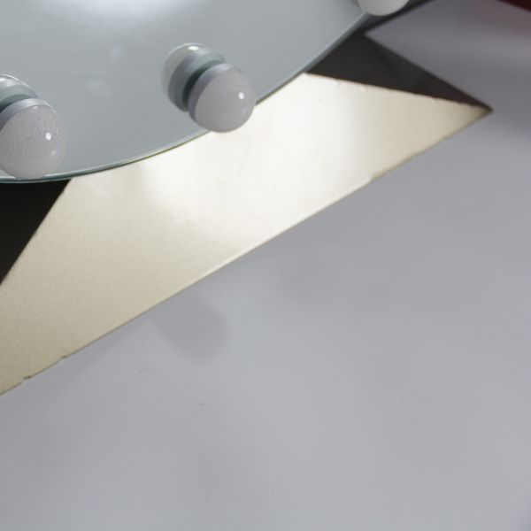 Quality Touch Sensor Makeup Mirror With Lights Round Cosmetic Mirror With Color for sale