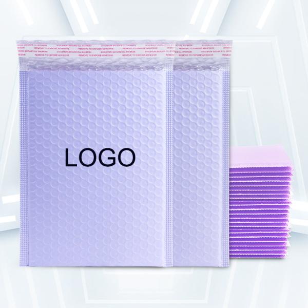 Quality 140gsm Padded Poly Mailers Silk Screen Printing For Secure Packaging for sale