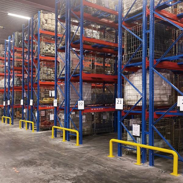 Quality B42 Storage Cage For Logistics Warehousing ASRS Foldable Wire Mesh Container for sale