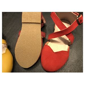 Quality Adjustable Straps Mary Jane Soft Kids Shoes Cowhide Ballet Flats Ankle for sale