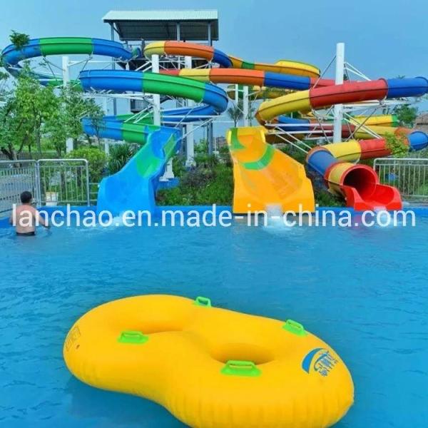 Quality Fiberglass Spiral Water Slide Screaming Fiberglass Screw ISO9001 for sale