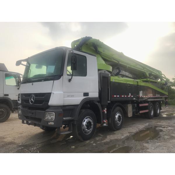 Quality Actros 4141 56 Meter Concrete Pump Truck , Used Construction Machinery for sale