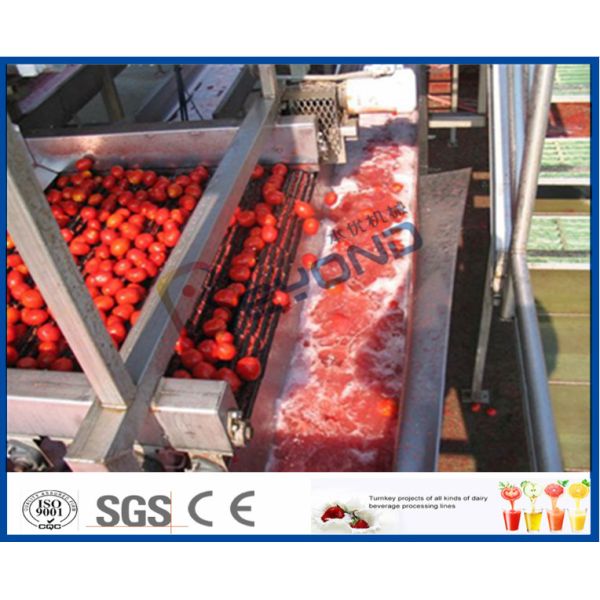 Quality Full / Semi Automatic Tomato Processing Equipment For Tomato Processing Plant for sale