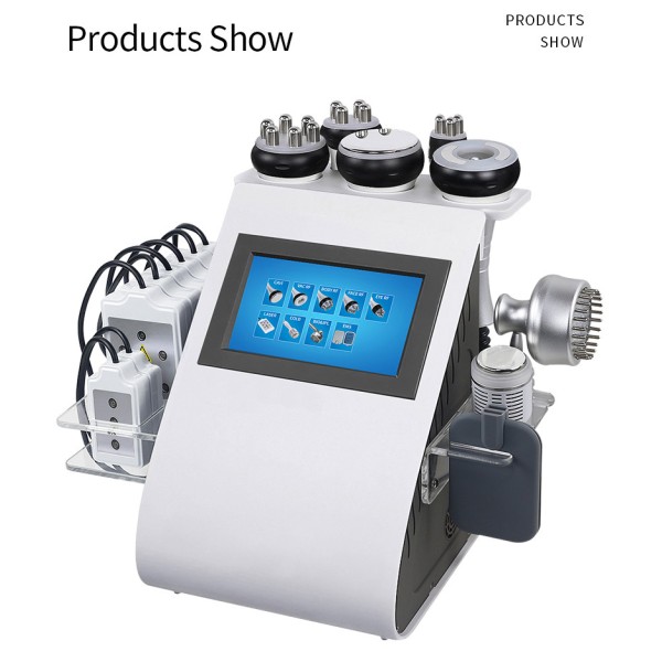 Quality Fat Loss 6 In 1 Laser Lipo Machine , RF Vacuum Cavitation Slimming Machine for sale