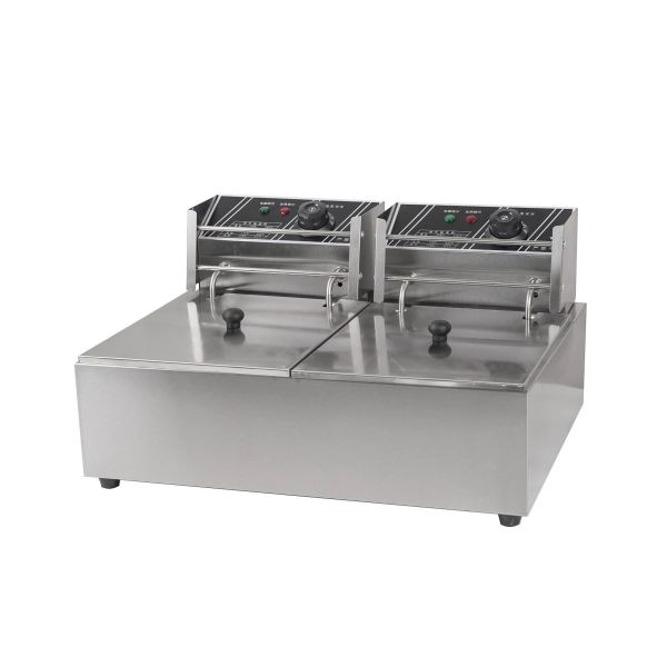 Quality Continuous Fryer Machine for Volume Production using Button Control Mod for sale