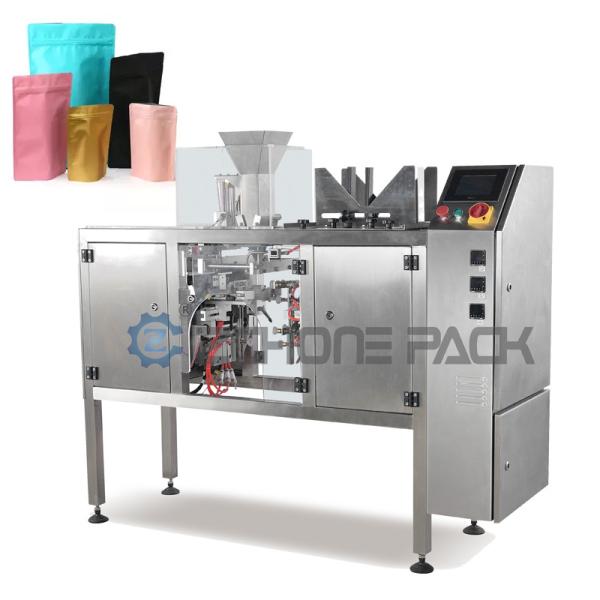 Quality 0.65Mpa Mini Pouch Packaging Machine , Multifunctional Premade Bag Packing for sale