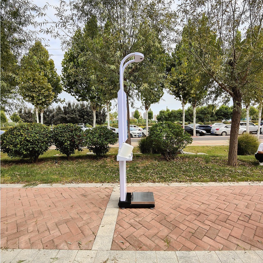 Quality Convenient and Accurate Coin-Operated Hospital Weighing Scale with Height for sale