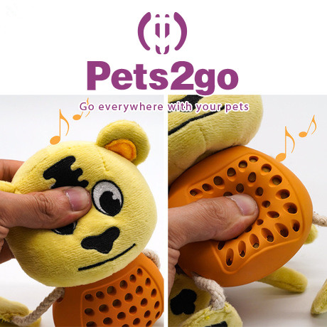 Quality 177X138mm Fuzzy Pet Chew Toys For Teeth Cleaning for sale