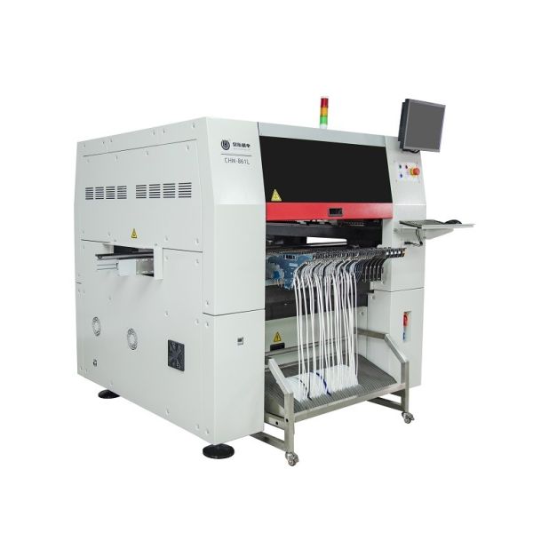 Quality Visual Automatic Calibration CHM861 8 Heads 100 Feeder SMT Machine for sale