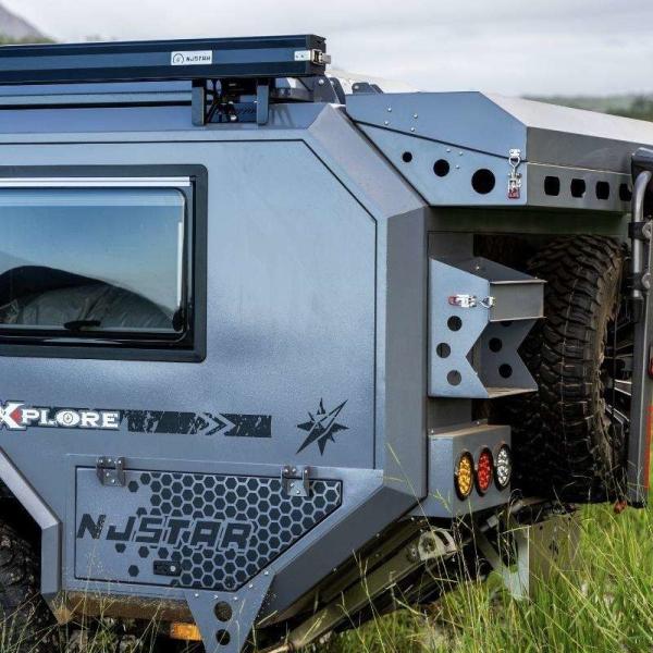 Quality Family Overland Caravan Trailer Customize Small Off Road Trailer 5m*2m*2m for sale