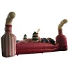 china Cute Short Inflatable Jumping Castle , Big Square Shape Kid Bounce House
