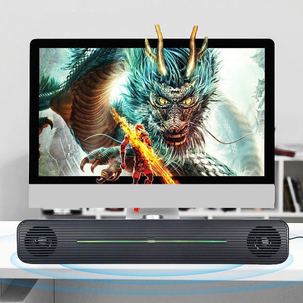 Quality USB Input 10M Bluetooth 5.0 Soundbar Wireless Computer Soundbar for sale