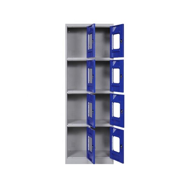 Quality 8 Door Cyber lock Metal Storage Locker Cabinet for sale
