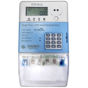 Quality Prepaid Split Keypad LORA RF Single Phase Smart Electricity Meter With CIU for sale