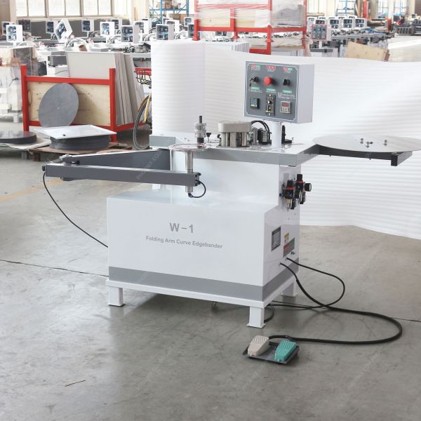 Quality 1.4kW Power W-1 Curve Line Edge Bander Fully Automatic Through Feed Edgebanding for sale