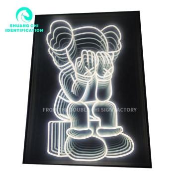 Quality Customized Color Neon Mirror Ambiance Lighting The Perfect Way to Brighten Your for sale