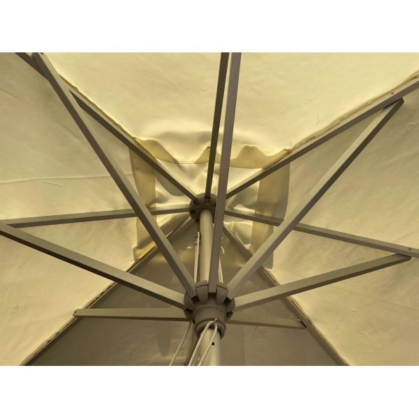Quality Aluminum Frame Square Garden Umbrella with UV50 Protection and 280g Polyester for sale