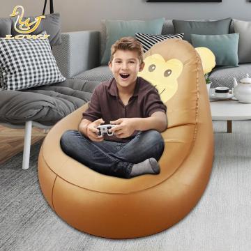Quality LC Chimpanzee Animal Design Inflatable Collapsible Lounge Blow up Couch Chair for sale