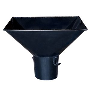 Quality Carbon Steel Collection Hopper Metal Fab Products Black Painting for sale