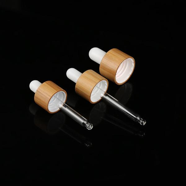 Quality Essential Oil Serum Bamboo Dropper 120ml For Cosmetic Packaging for sale