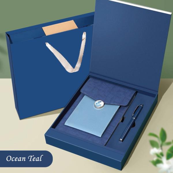 Quality 3D Color Clasp Customization Notebook Multi-Pocket Design Gift Box Pen Thermos for sale