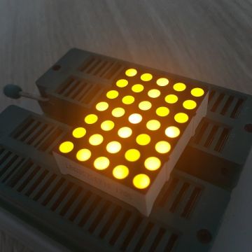 Quality Row Cathode Column Anode 5 x 7 LED Dot Matrix Display 3mm For Mesage Boards for sale