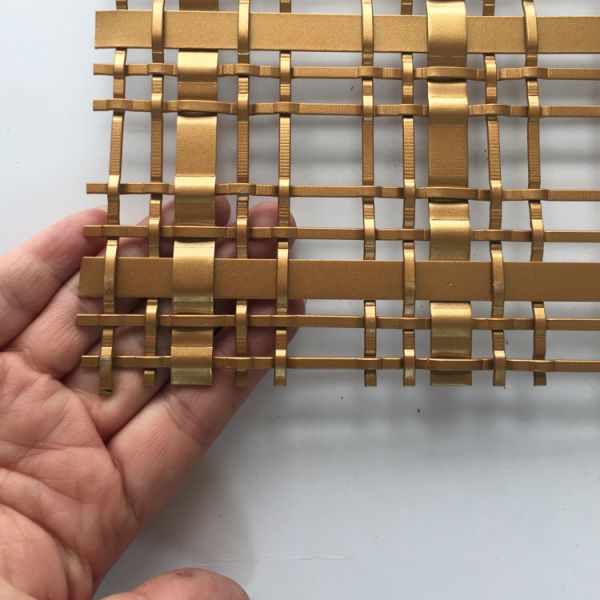 Quality Customized Wire Diameter PVD Coated Woven Metal Mesh Fire Resistant for sale