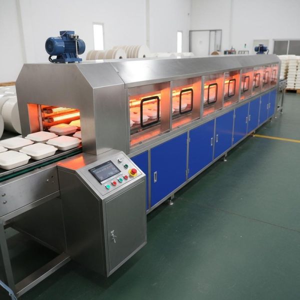 Quality Bagasse Pulp Molding IR Drying Machine 12-Meter Rapid Drying System for Food for sale