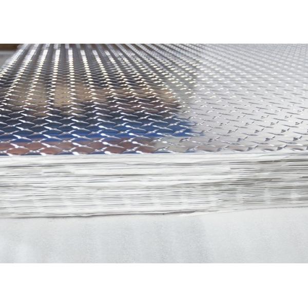 Quality 3003 Aluminium Chequered Plate 4x8  Thickness 0.6mm 0.7mm 0.8mm 1.0mm With PVC Film for sale