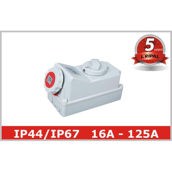 Quality IEC CEE Power Distribution Interlocked Socket with Machanical Switch for sale