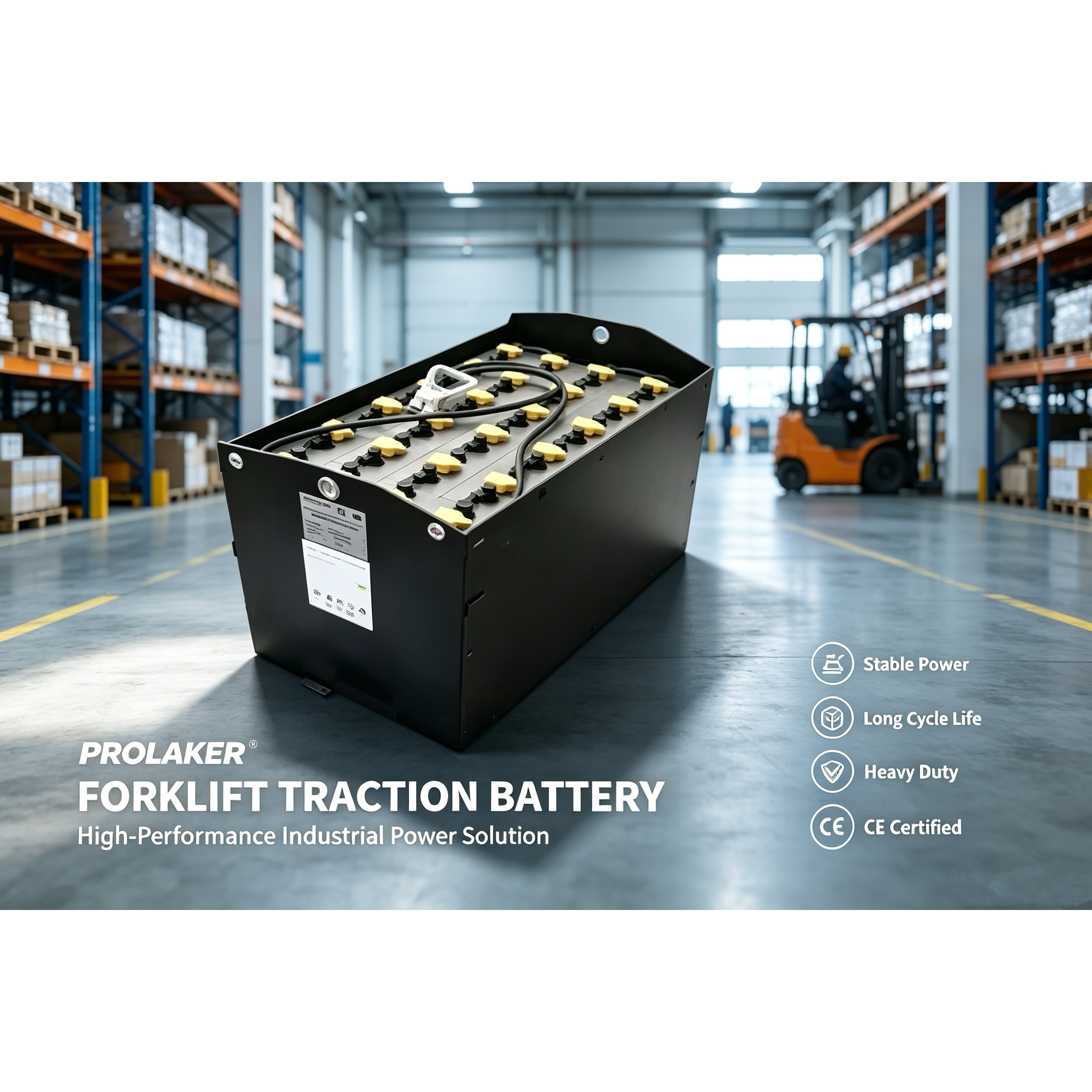 Quality Heli CPD20 5PzS600/48V600Ah Heli 2.5-ton forklift brand batteries for sale